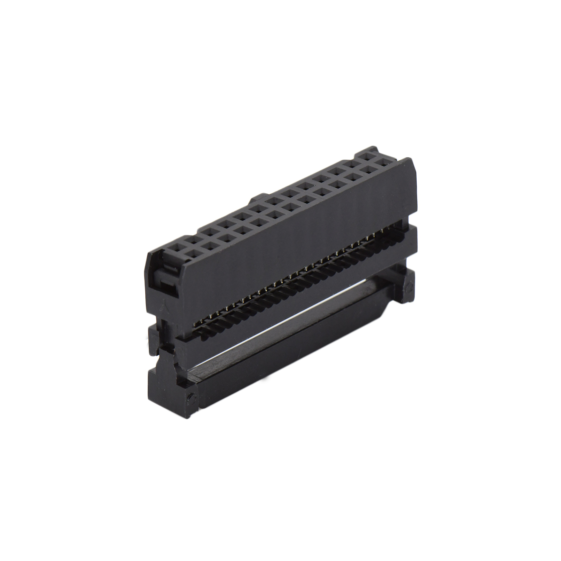 Pitch 2.54mm 180° 双排 DIP IDC 三件套 2X13P 黑色 镀半金G/F - 电子谷 - 连接器全品类服务平台